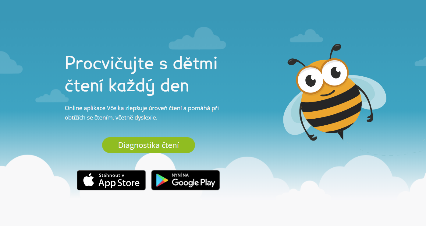 Včelka - Zábavné procvičování nejen pro děti s SPU a cizince